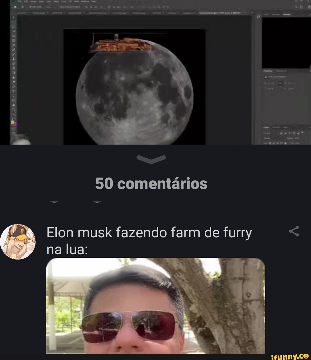 50 comentarios Elon musk fazendo farm de furry na lua: - iFunny Brazil