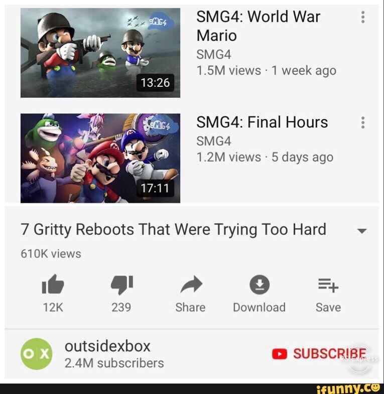 SMG4: World War 3 Mario SMG4 1.5M views -1 week ago SMG4: Final Hours ...