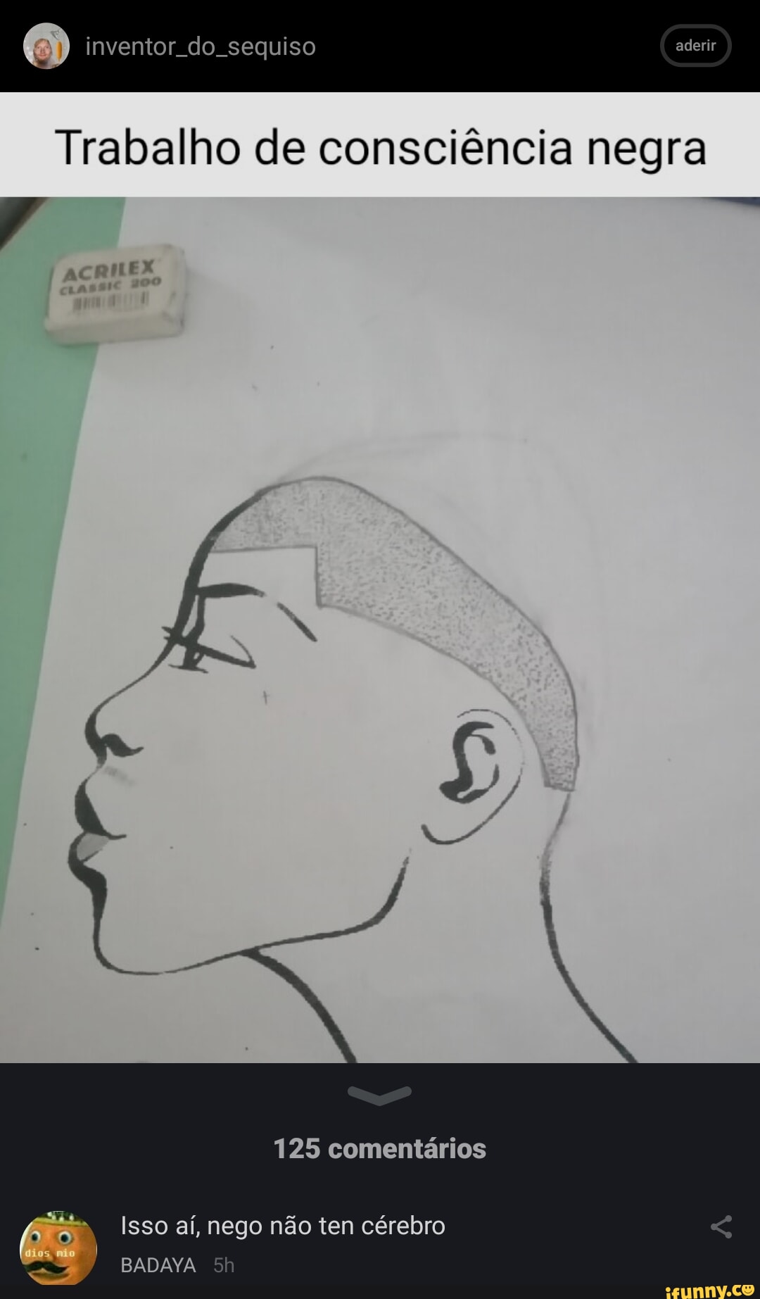 Inventor do sequiso aderir Trabalho de consciência negra ACF 125 ...