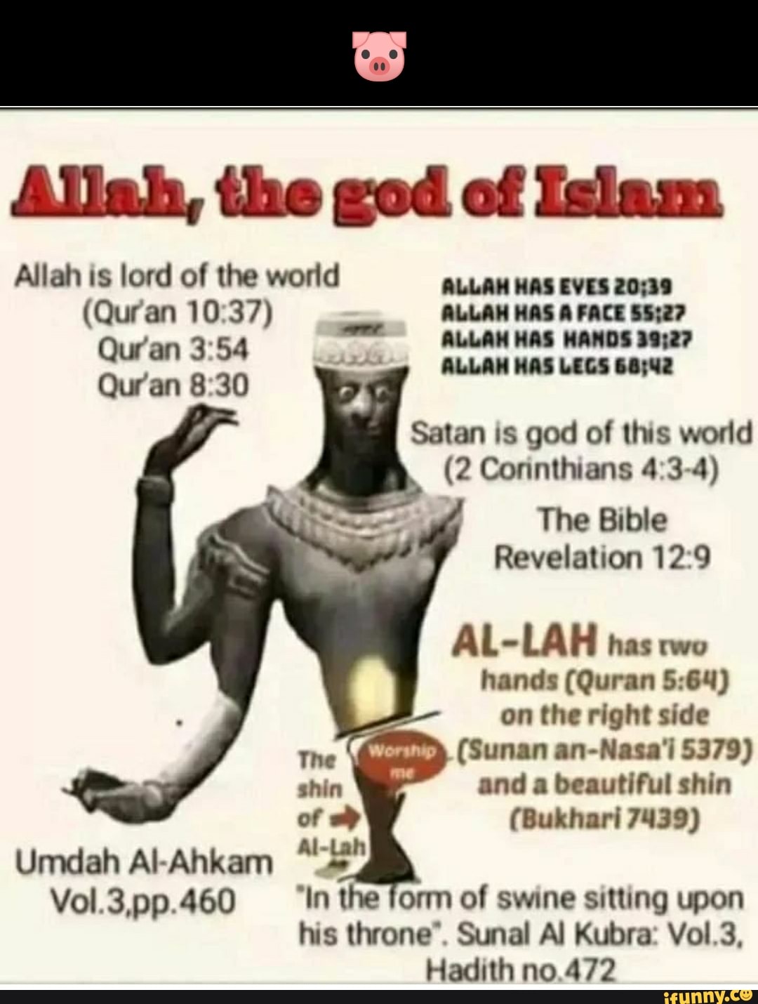 Allah, the god of Islam Allah is lord of the world ALLAN HAS EVES ...