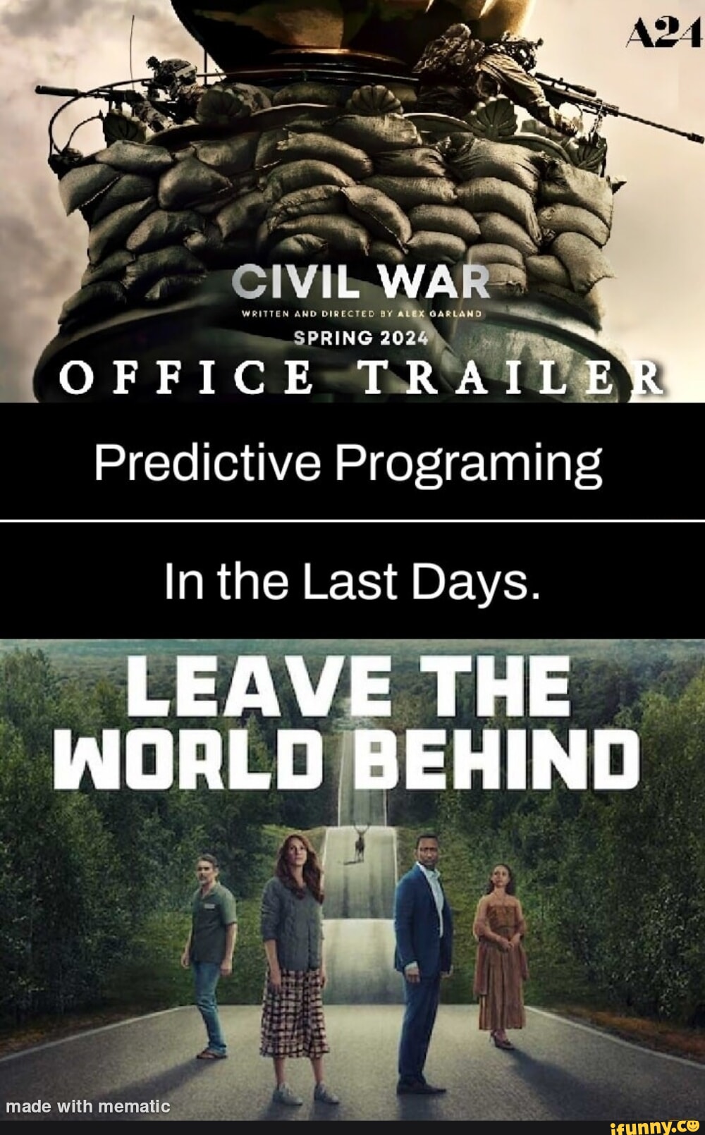 Pay WE OFFICE TR \R Predictive Programing In the Last Days. LEAVE THE ...