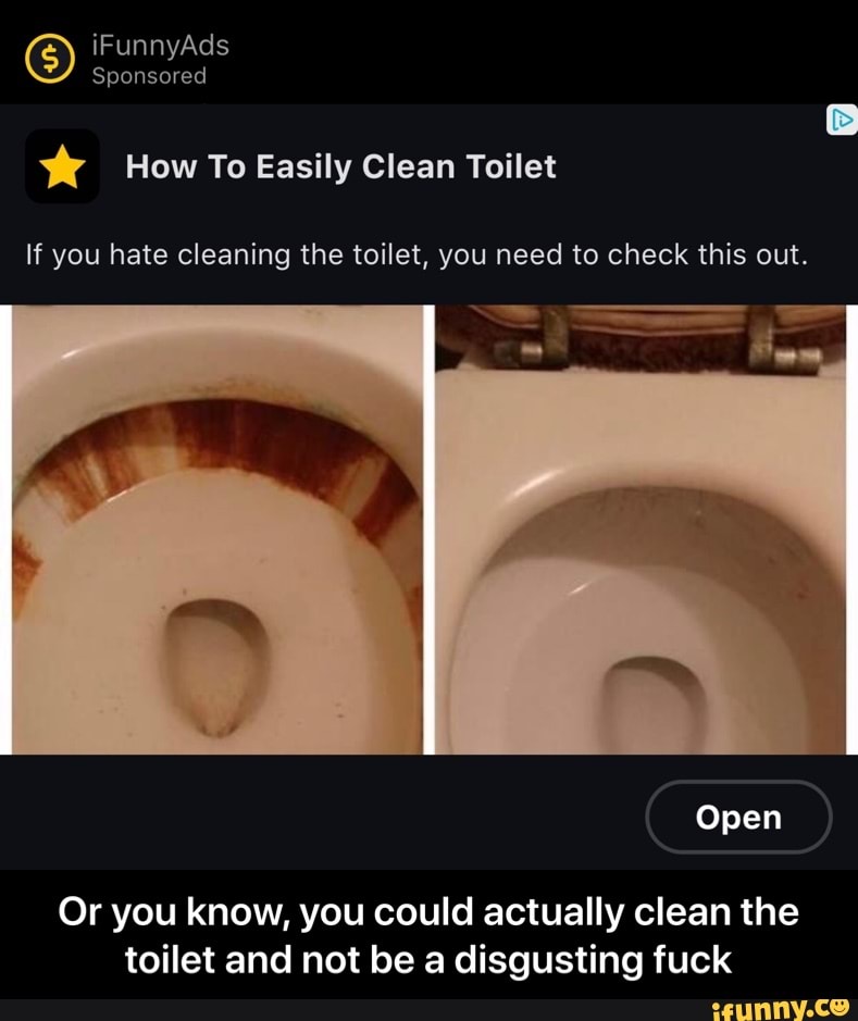 Clean Toilet Meme