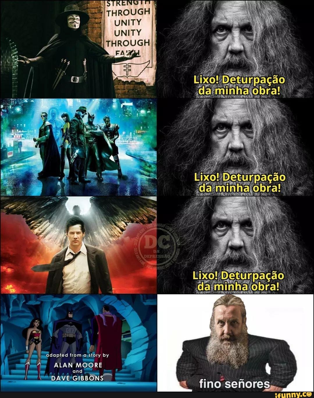 Gdapted fromaa.story by ALAN MOORE and DAVE'GIBBONS fino se fores ...