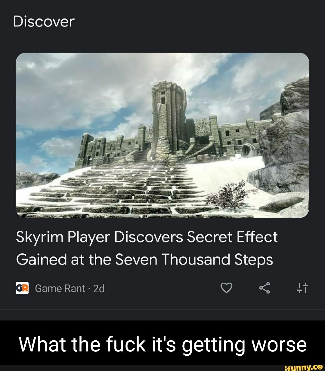 Discover Skyrim Player Discovers Secret Effect Gained at the Seven ...
