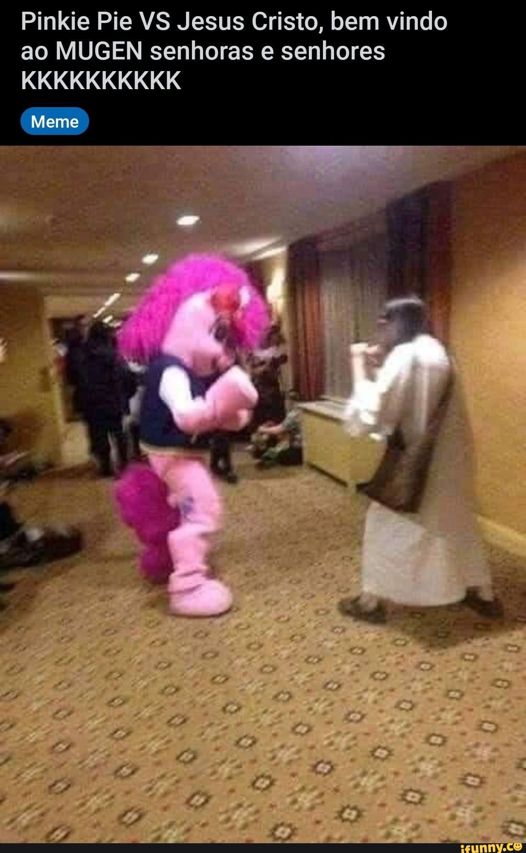 Pinkie Pie VS Jesus Cristo, bem vindo ao MUGEN senhoras e senhores ...