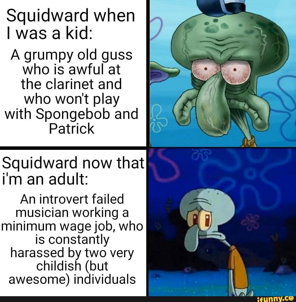 Squidward Playing Clarinet