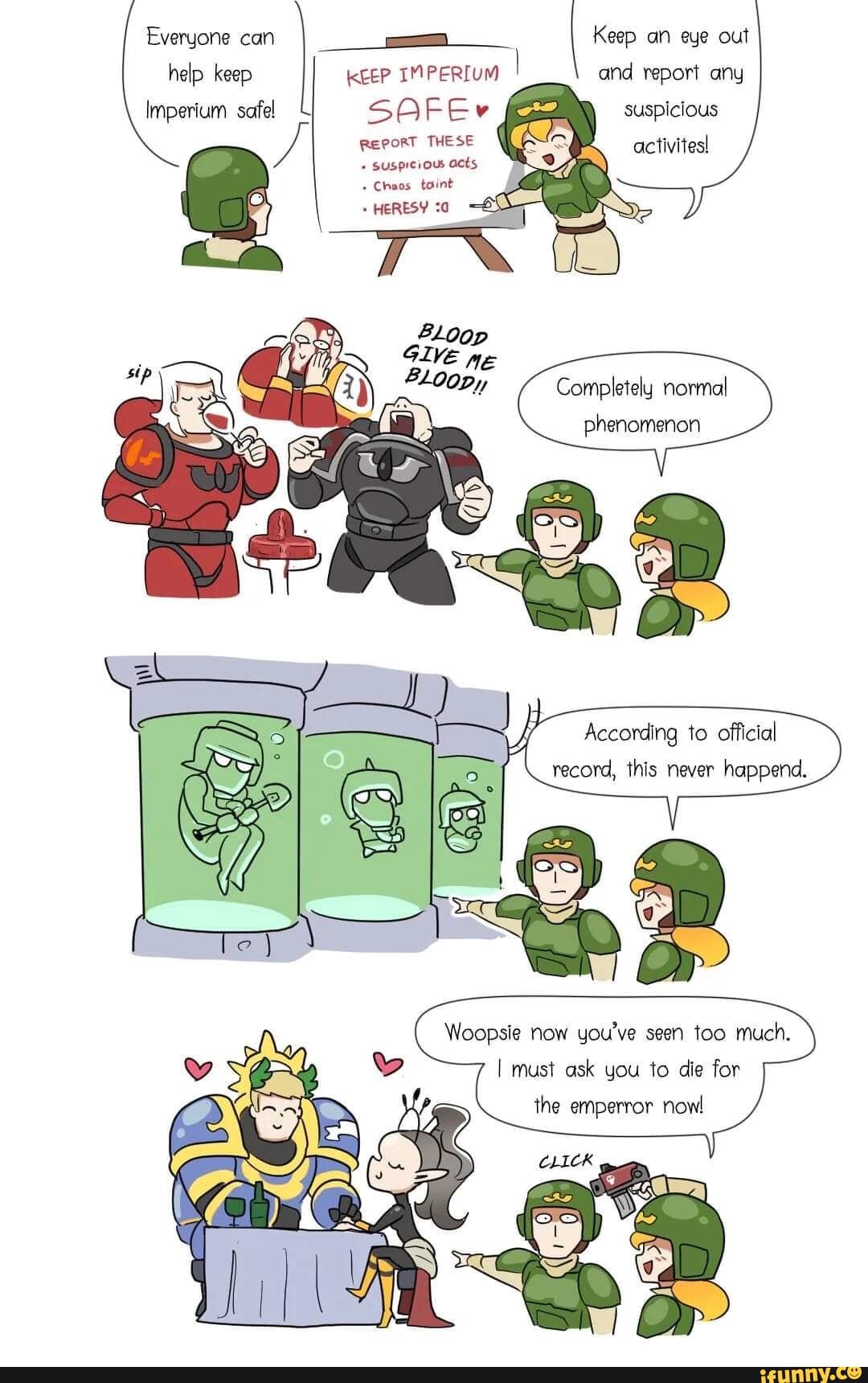 Everyone can I I Keep an eye out help keep KEEP IMPERIUM I and report ...