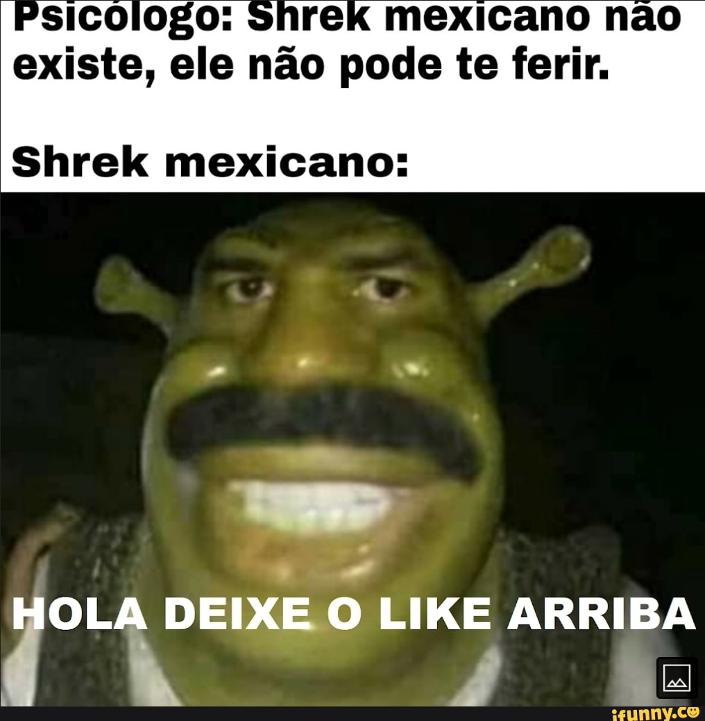 Ek mexicano não existe, ele não pode te ferir. Shrek mexicano: HOLA ...