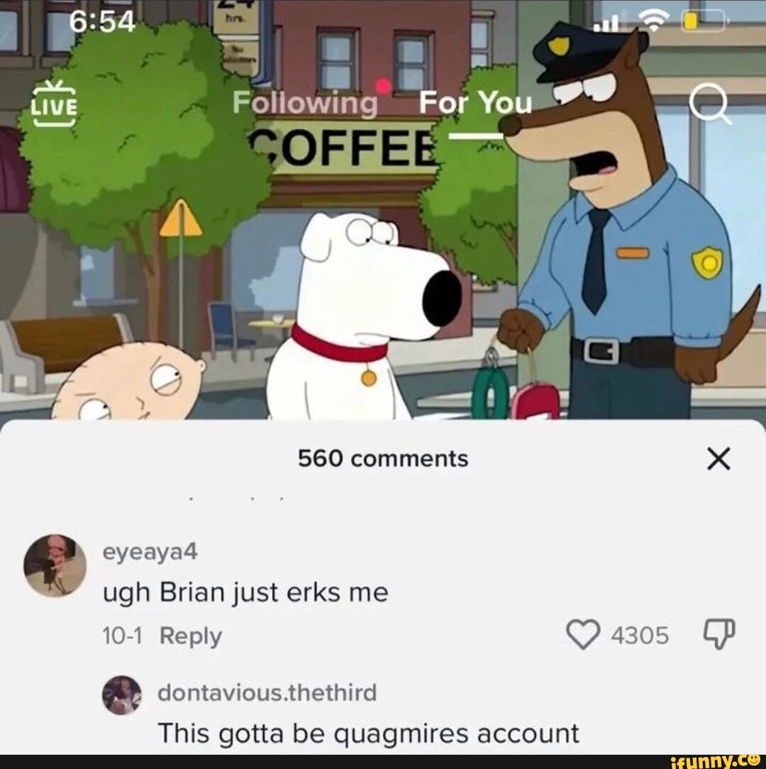 Brian Family Guy Meme