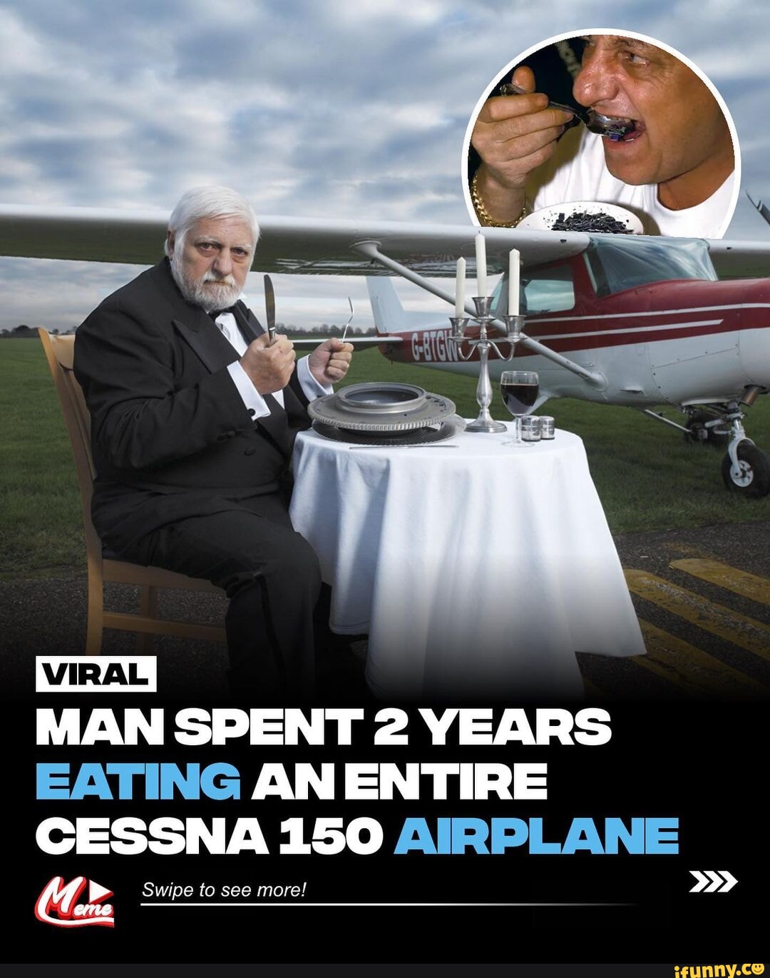 Michel Lotito began eating unusual material at years of age He had an ...