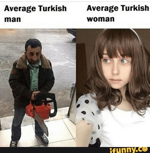 Average Turkish Average Turkish man woman - iFunny Brazil