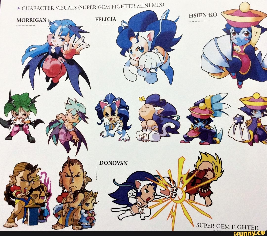 \ SUPER GEM FIGHTER DONOVAN EM FIGHTER MINI MIX) CHARACTER VISUALS ...