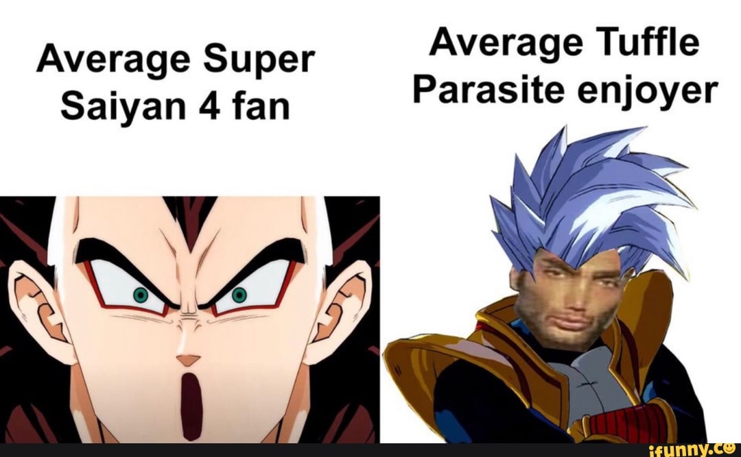 Average Super Average Tuffle Saiyan 4 fan Parasite enjoyer wore ...