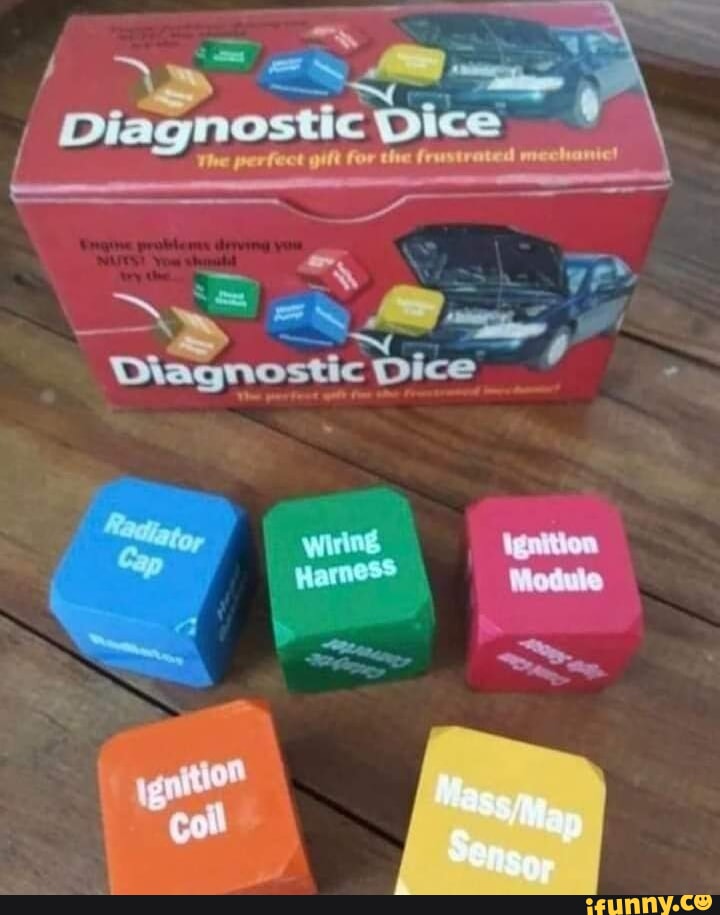 Dice The perfect gift for the frustrated mechanict Diagnostic Dice ...