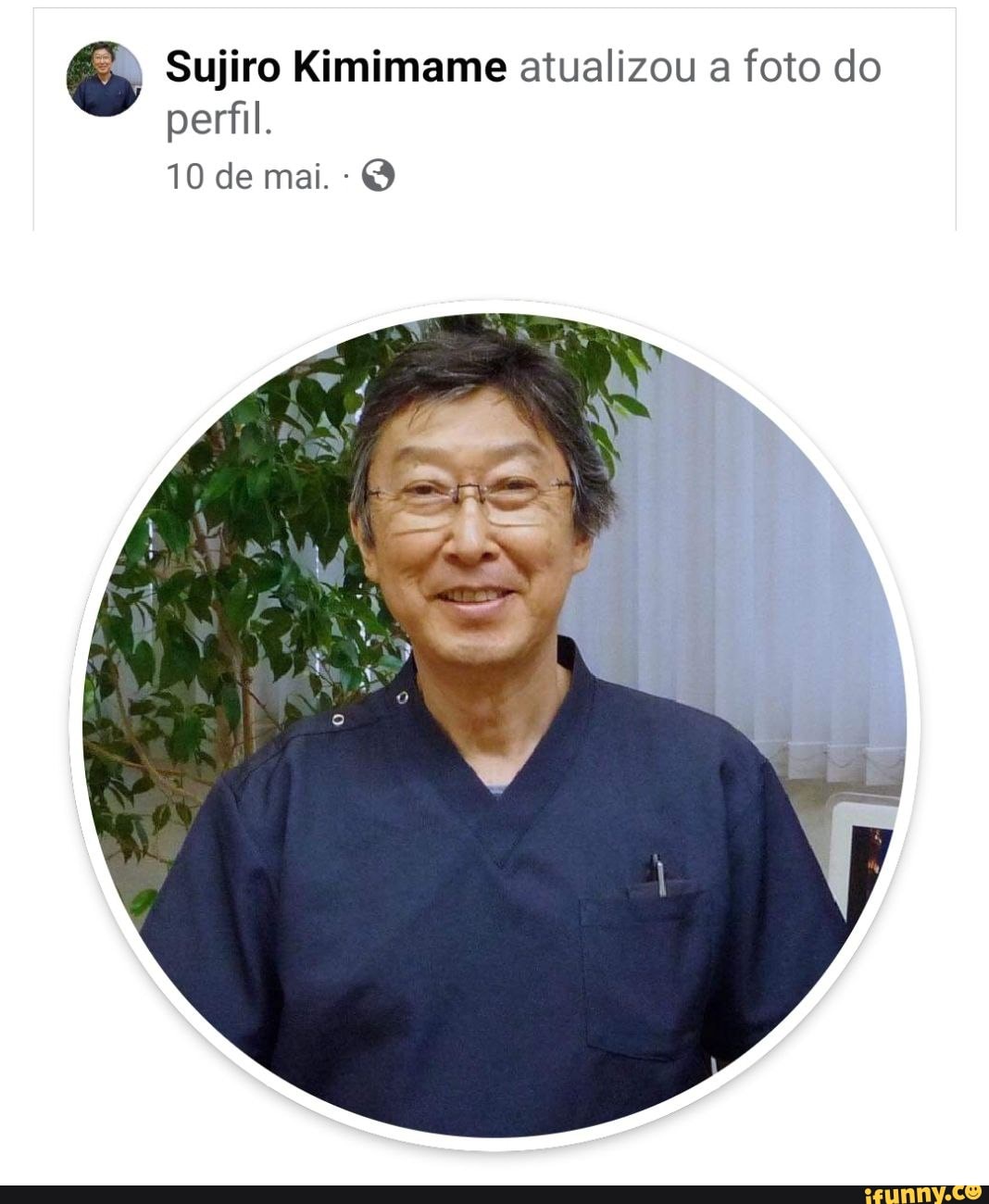 Sujiro Kimimame atualizou a foto do perfil. 10 de mai. - iFunny Brazil