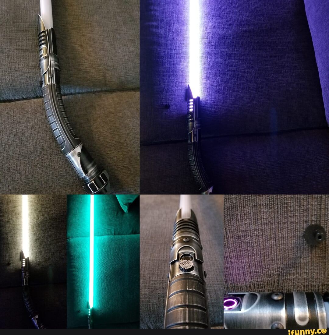 Saberforge hilt, nbv4, neopixel 40" blade - iFunny Brazil
