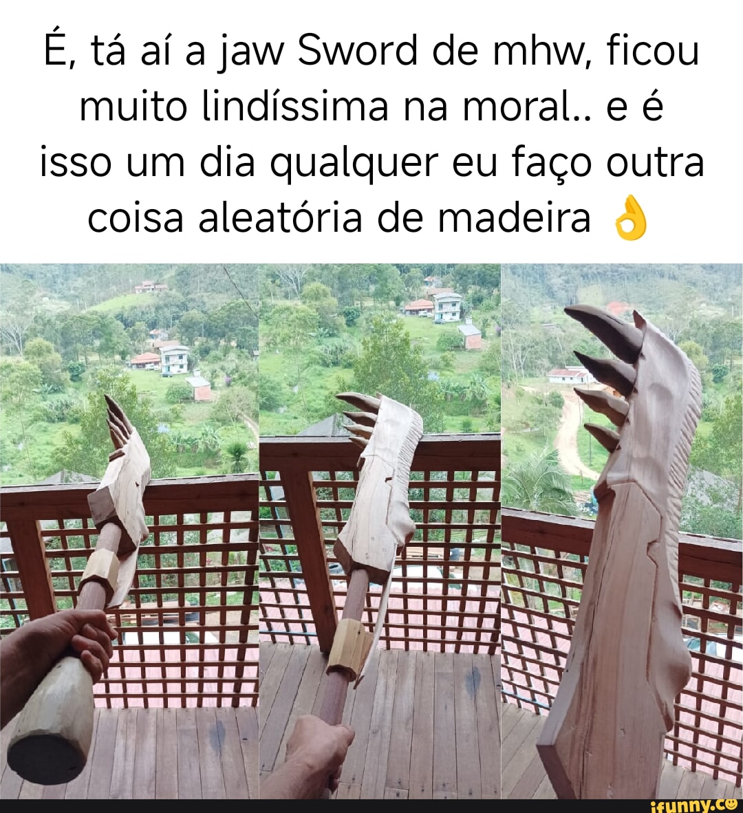 É, tá aí a jaw Sword de mhw, ficou muito lindíssima na moral.. e é isso ...