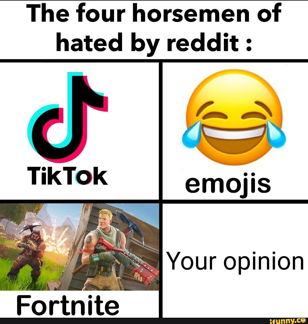 The four horsemen of hated by reddit : ODINION - iFunny Brazil