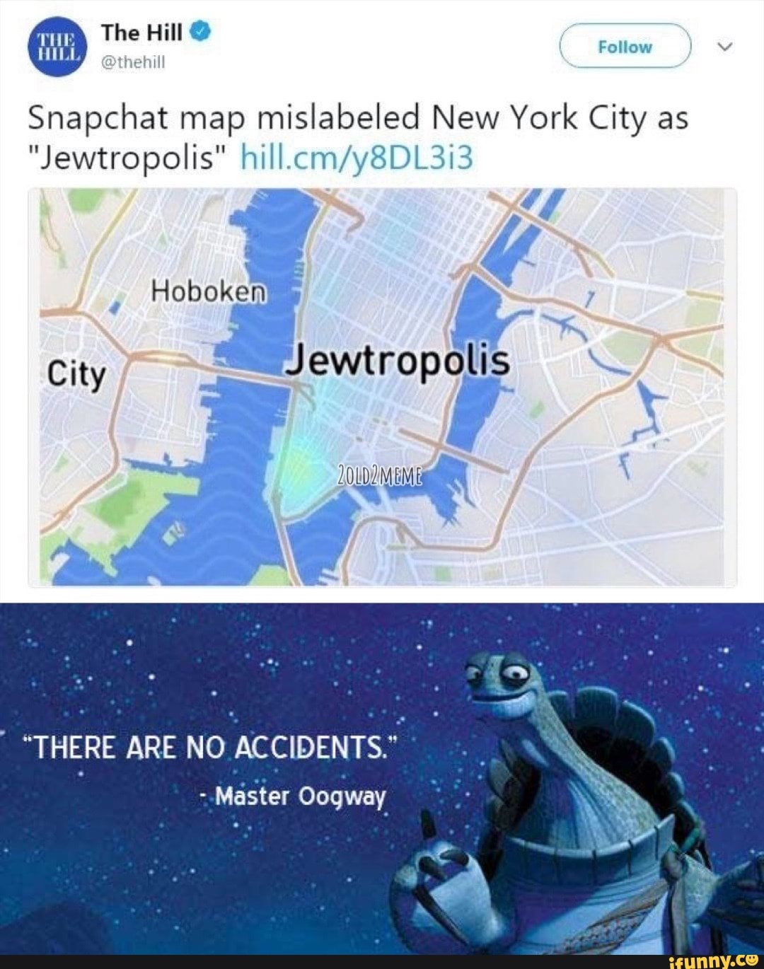 The Hill Snapchat map mislabeled New York City as "Jewtropolis ...