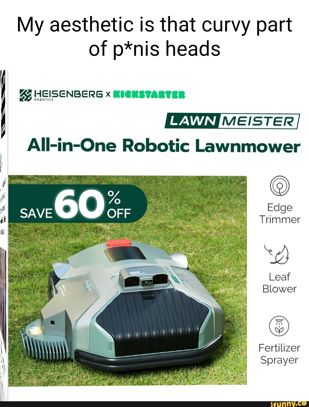 My aesthetic is that curvy part of p*nis heads =ISE MEISTER LAWN All-in ...