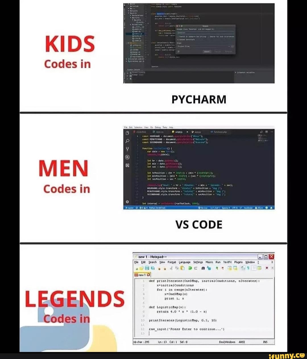 KIDS Codes in PYCHARM MEN Codes in LEGENDS CODE dag Codes in - iFunny ...