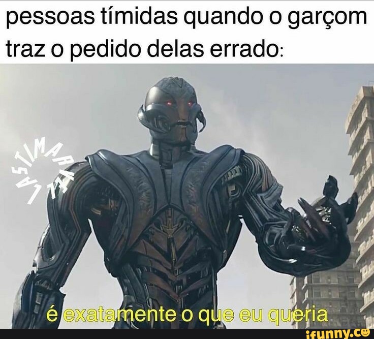 Pessoas tímidas quando o garçom traz o pedido delas errado: - iFunny Brazil