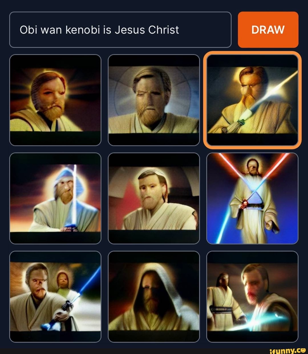 Obi wan kenobi is Jesus Christ DRAW all - iFunny Brazil