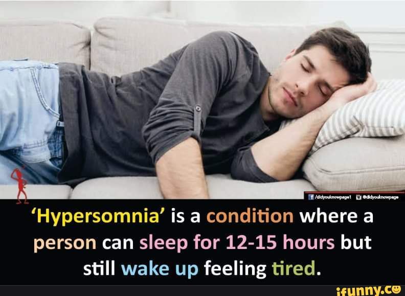 Funny Sleepy Person