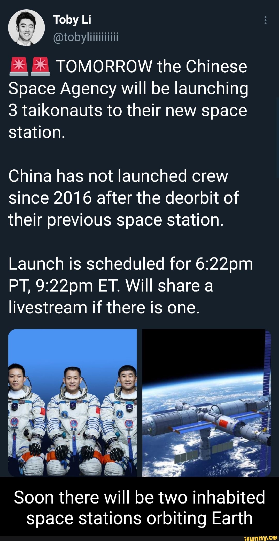 Taikonauts Chinese Space Program