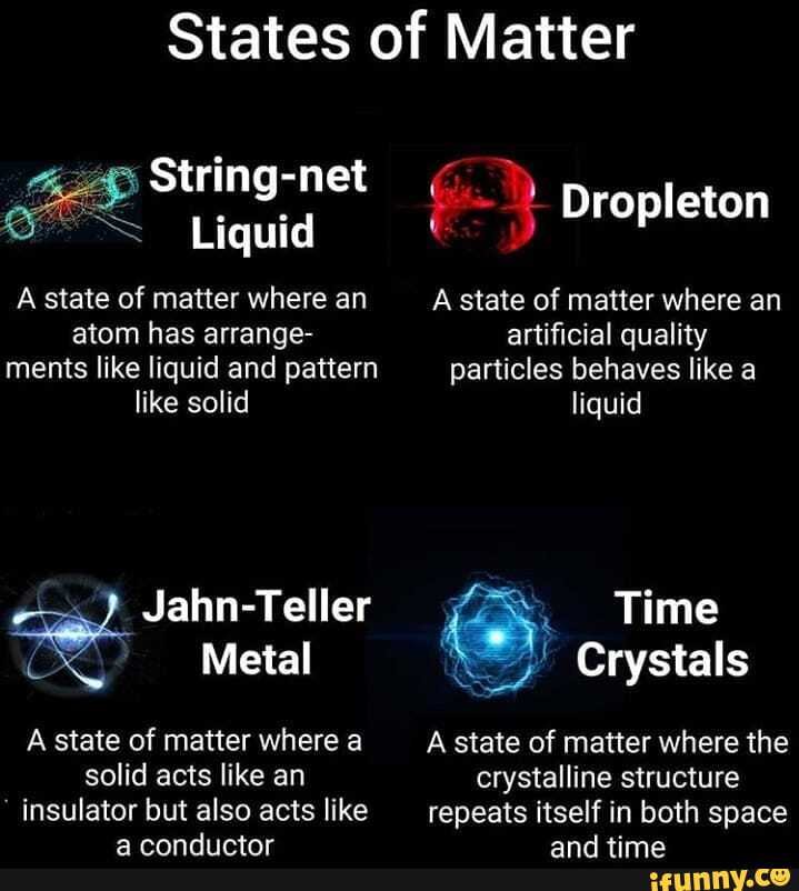 States of Matter A state of matter where an atom has arrange- ments ...