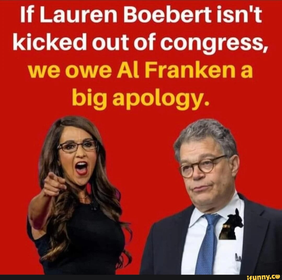 If Lauren Boebert isn't kicked out of congress, we owe Al Frankena big ...