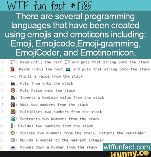 Tun There are several programming languages that have been created ...