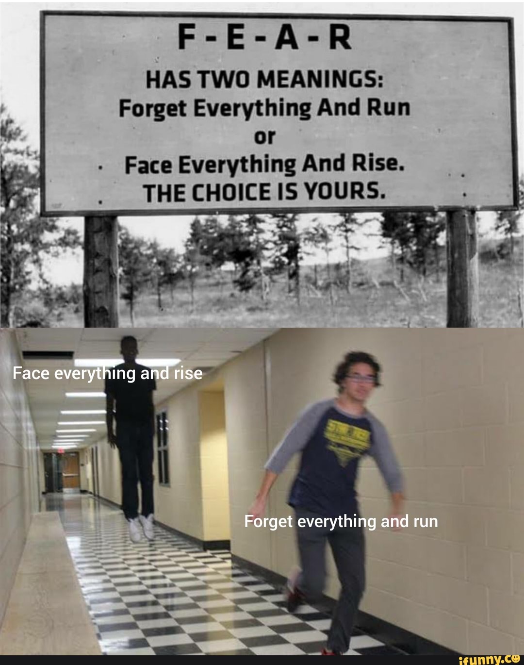 Running Meme Face