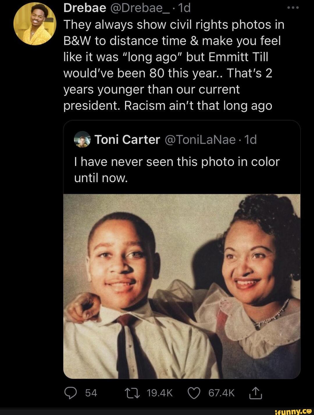 Drebae @Drebae_- id They always show civil rights photos in to distance ...