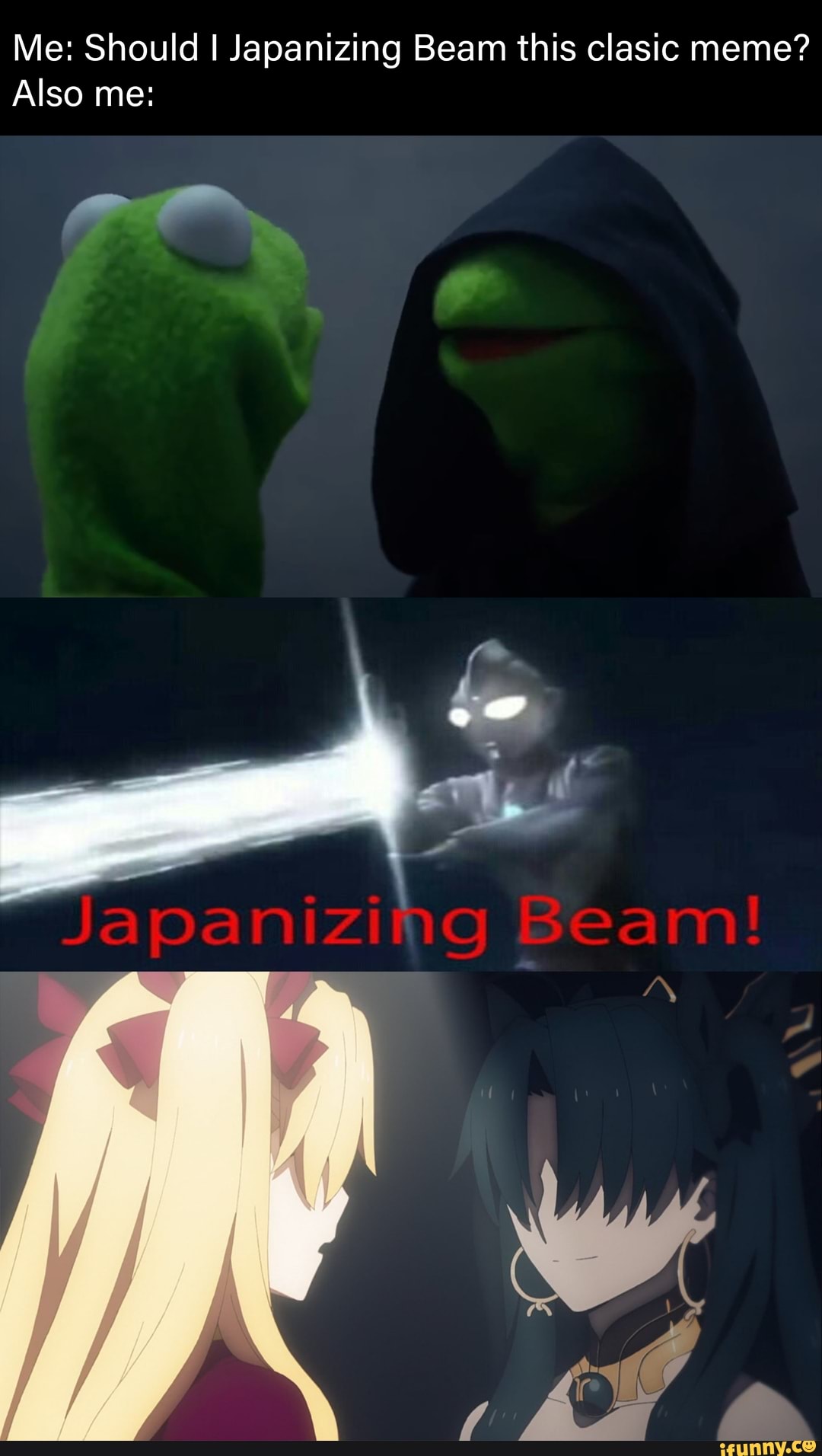 Me: Should I Japanizing Beam this clasic meme? Also me: - iFunny Brazil