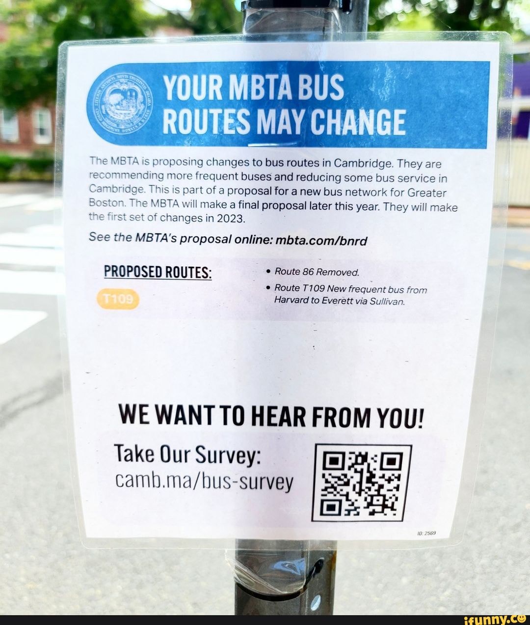 The MBTA is in the process of redesigning the entire bus network now ...