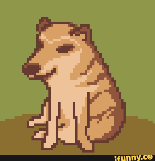 Pixel Cheems - iFunny Brazil
