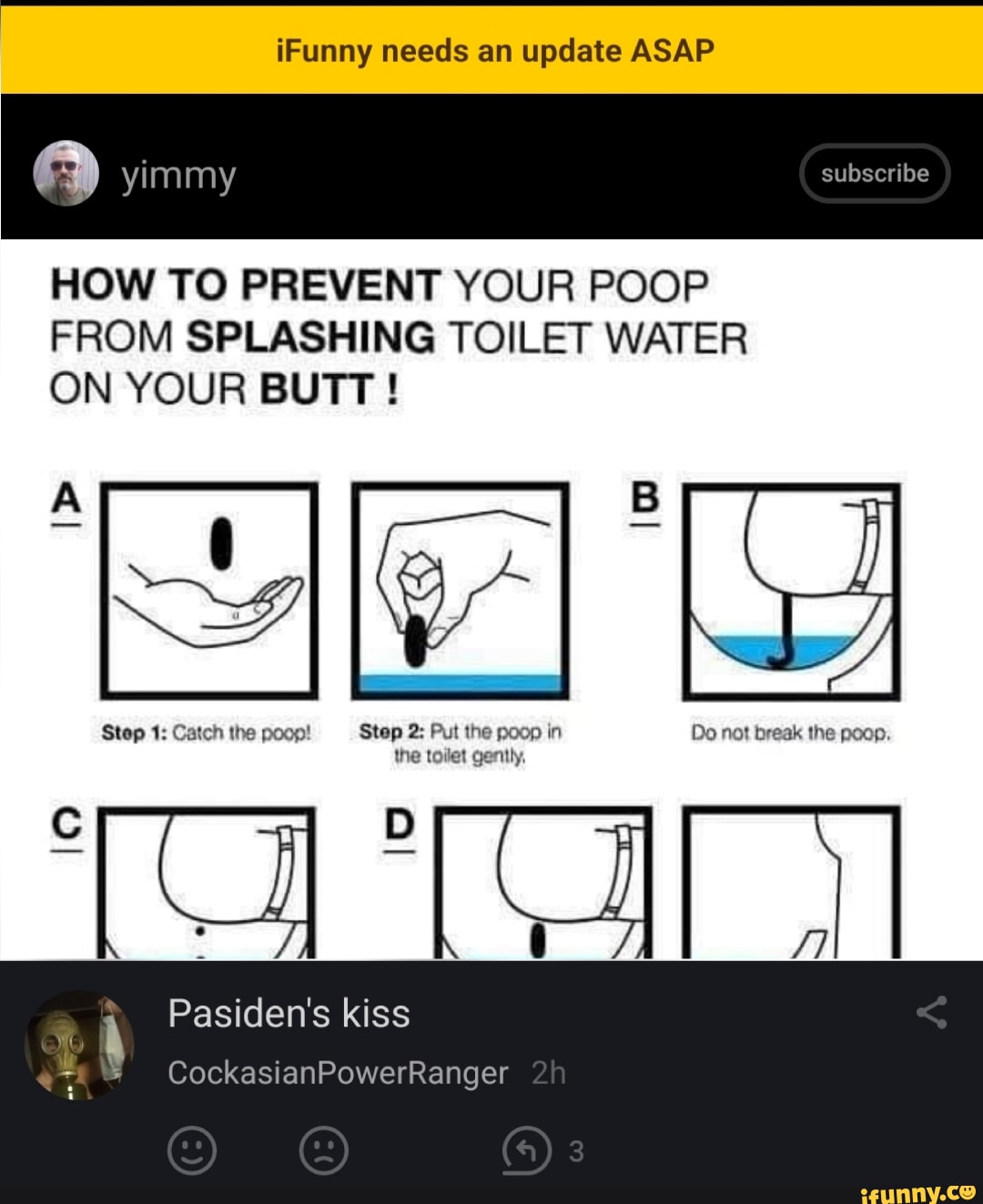 Yimmy subscribe I HOW TO PREVENT YOUR POOP FROM SPLASHING TOILET WATER ...