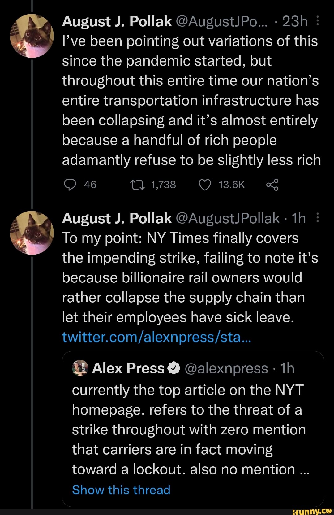 August J. Pollak @AugustJPo... - ve been pointing out variations of ...