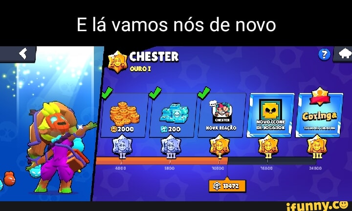 E lá vamos nós de novo CHESTER OUROI - iFunny Brazil