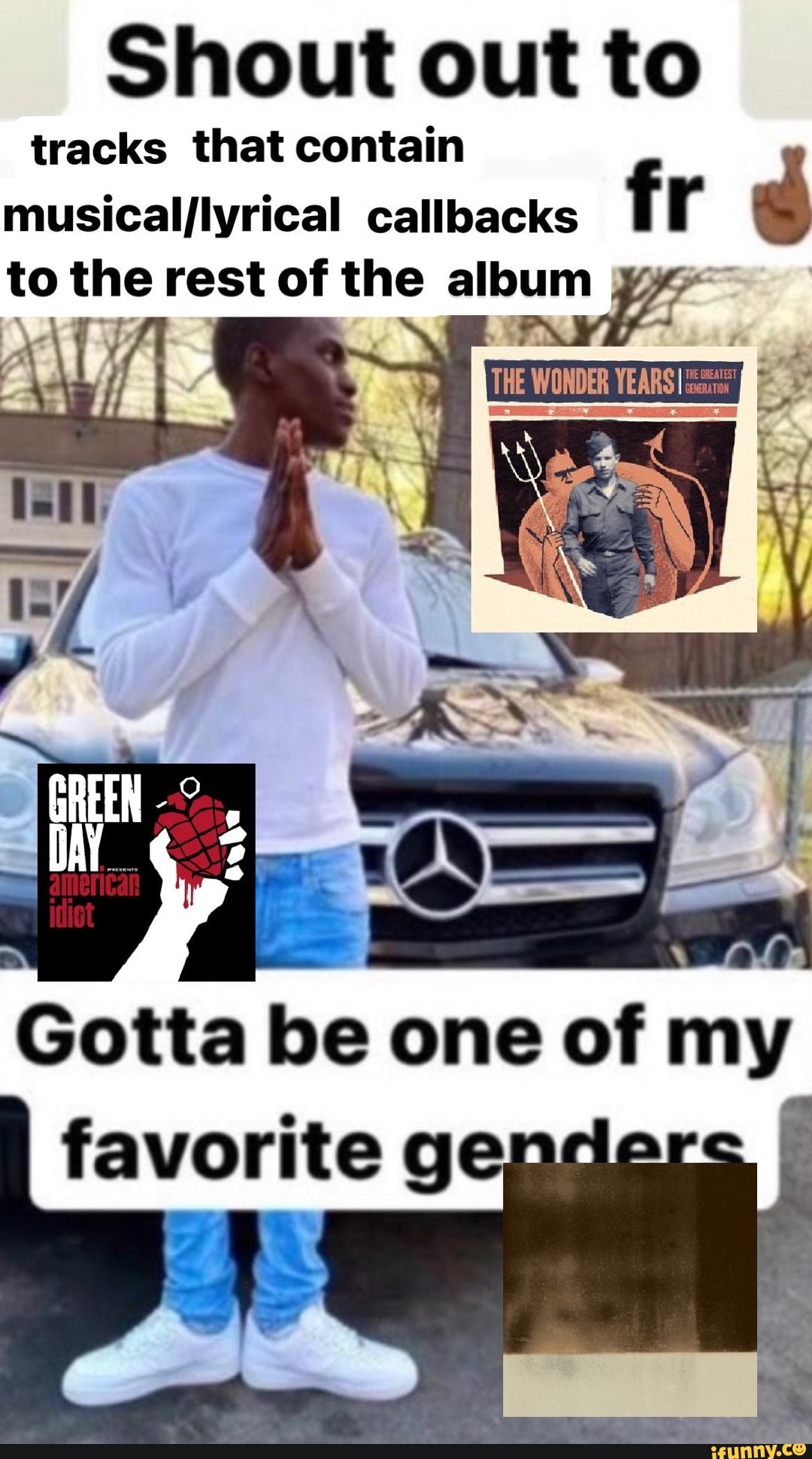 Shout out to tracks that contain callbacks fr to the rest of the album ...