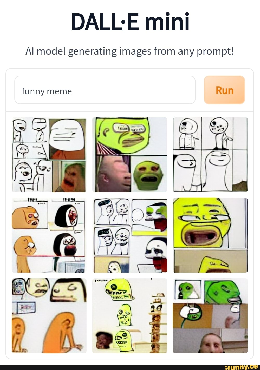 Mini Al model generating images from any prompt! funny meme - iFunny Brazil