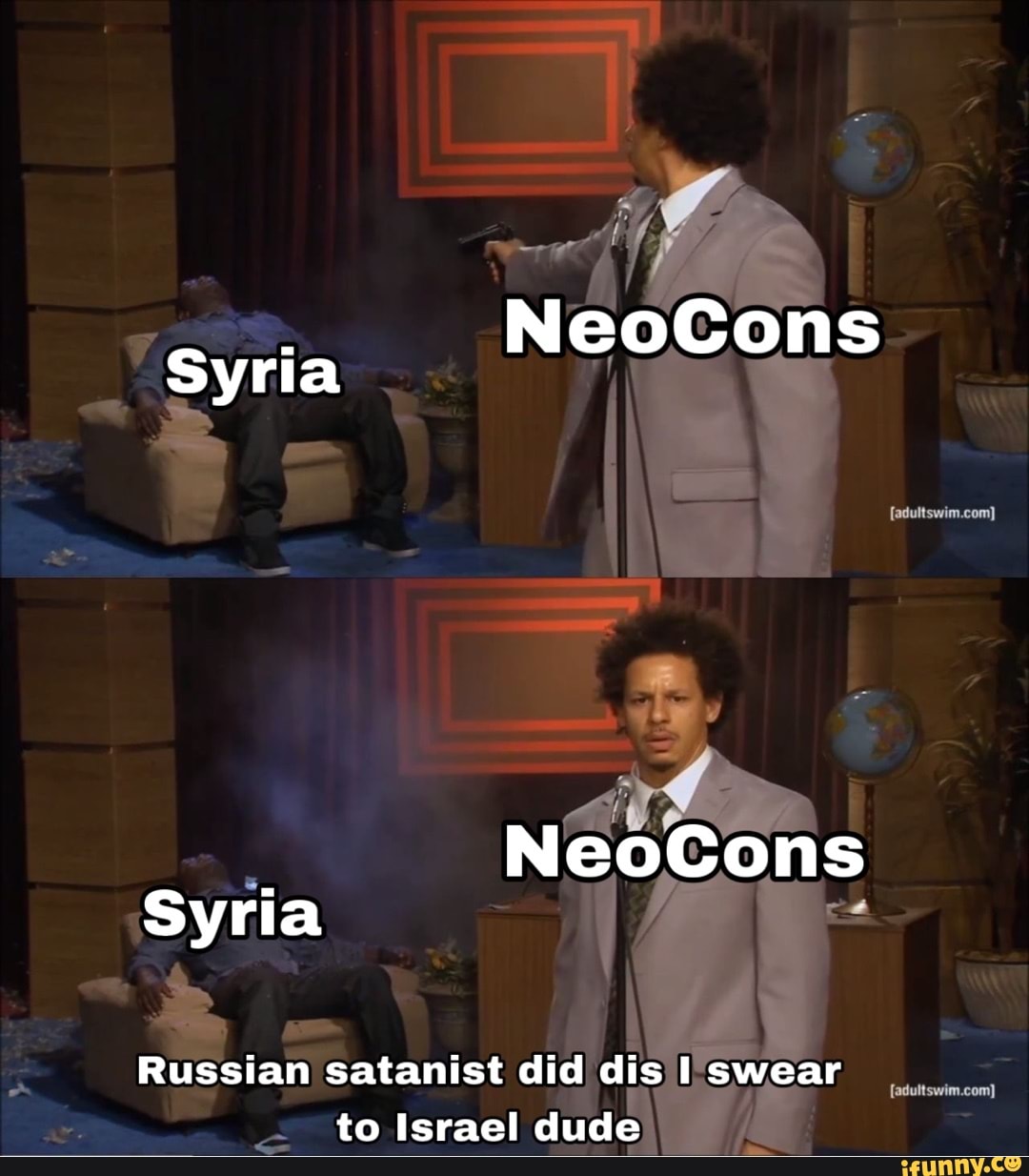 NeoCons Syria NeoCons Syria Russian satanist did dis swear to Israel ...
