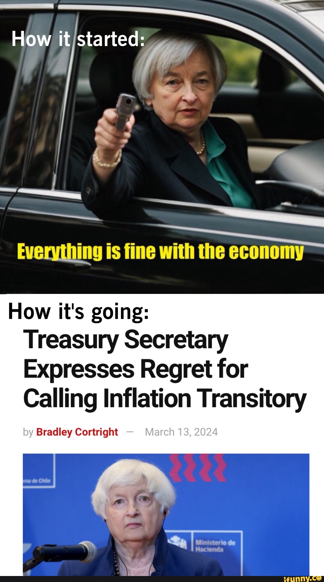 How Everything is fine with the economy How it's going: Treasury ...