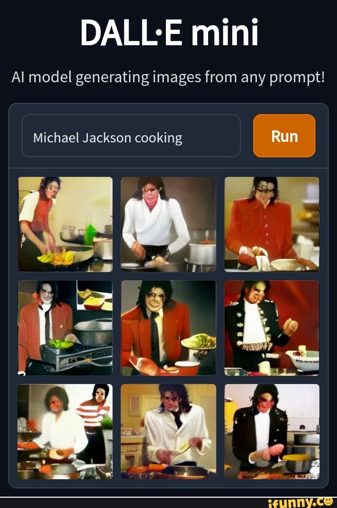 Al model generating images from any prompt! LE min un Michael Jackson ...