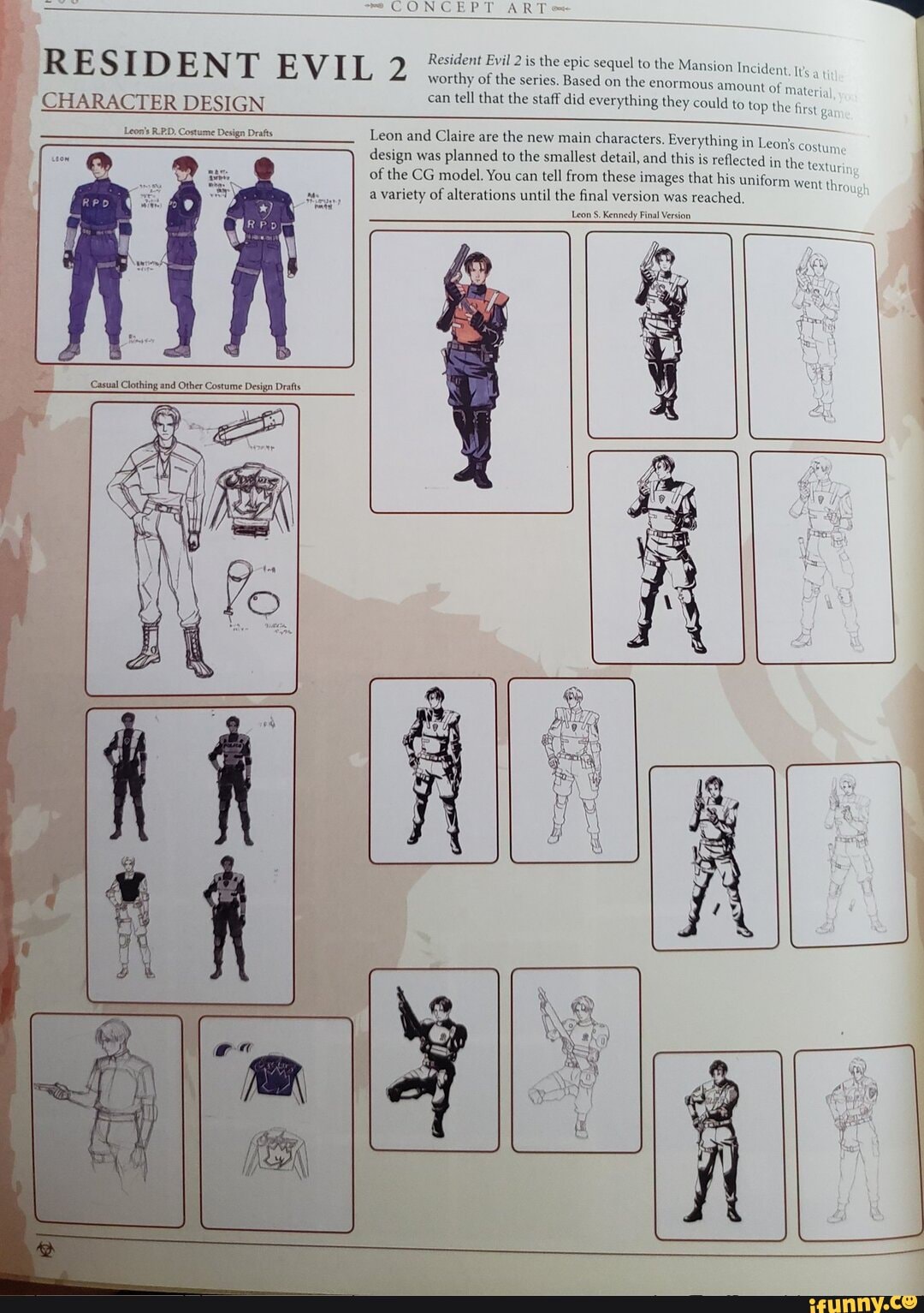 Resident Evil 2 concept art - CONCEPT ART R E I D E N T EV I L Resident ...