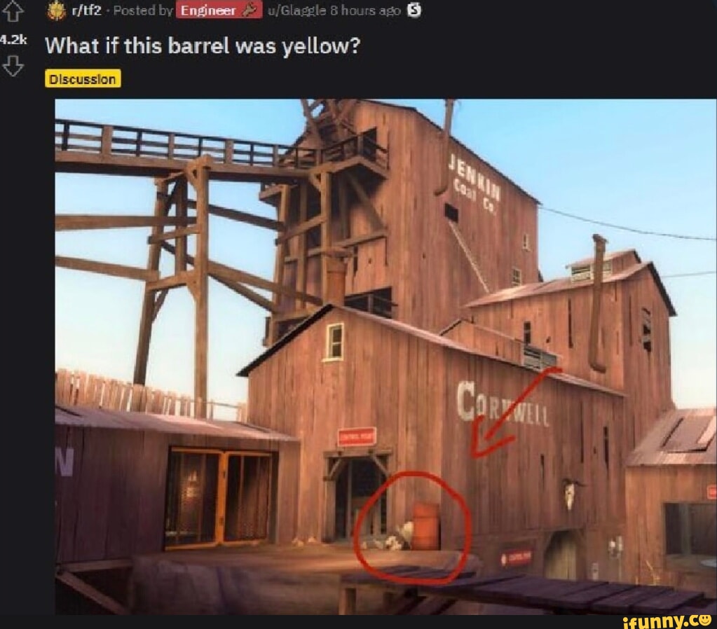 Engineer What if this barrel was yellow? - iFunny Brazil