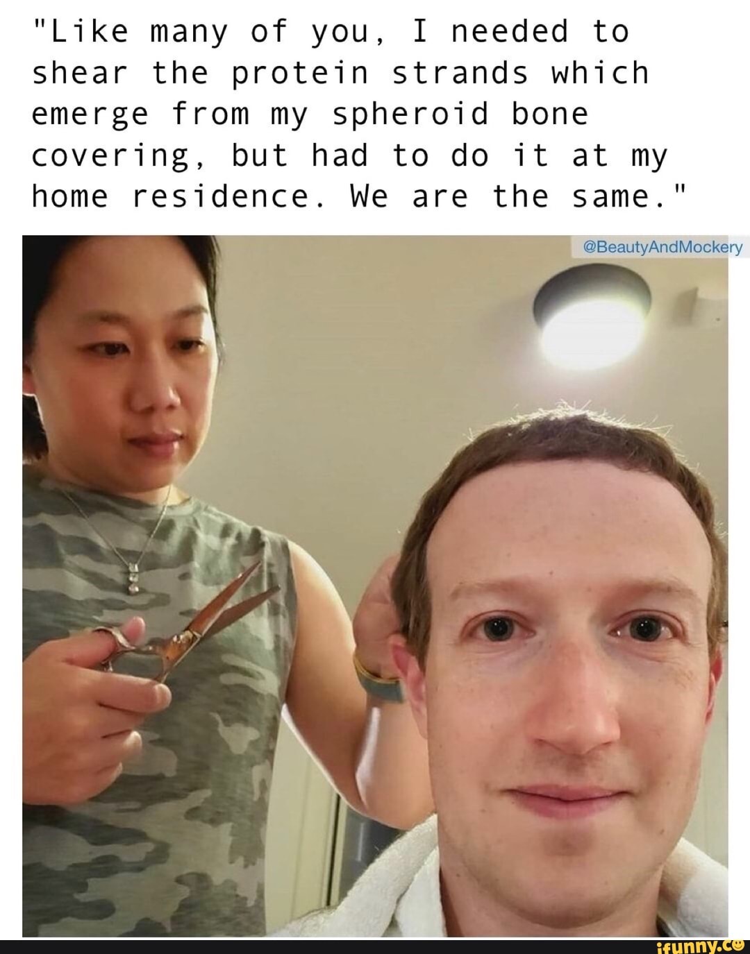 "Like many of you, I needed to shear the protein strands which emerge ...