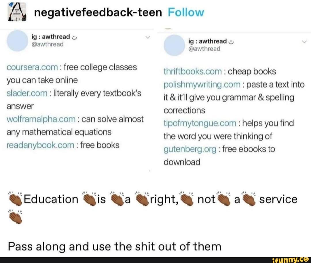 One meme two meme to many memes - negativefeedback-teen Follow ig ...