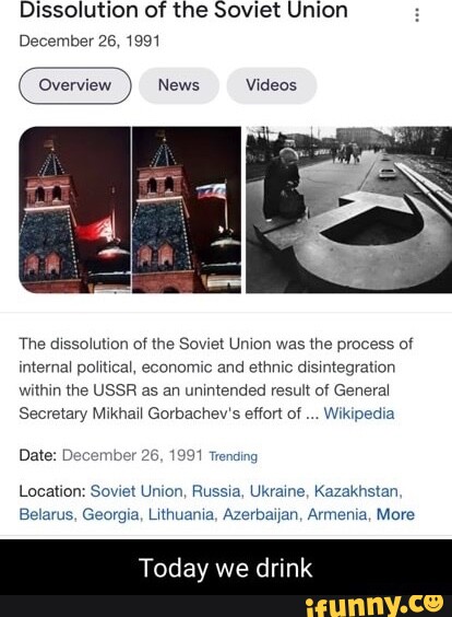 Dissolution of the soviet Union December 26, 1991 News Videos The ...